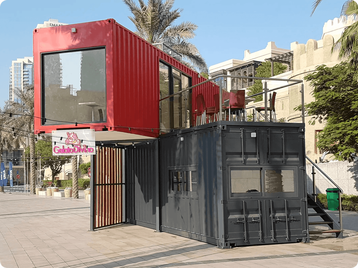 Shipping Container Cafe Design | Prefab Cafe Containers by Smart Box