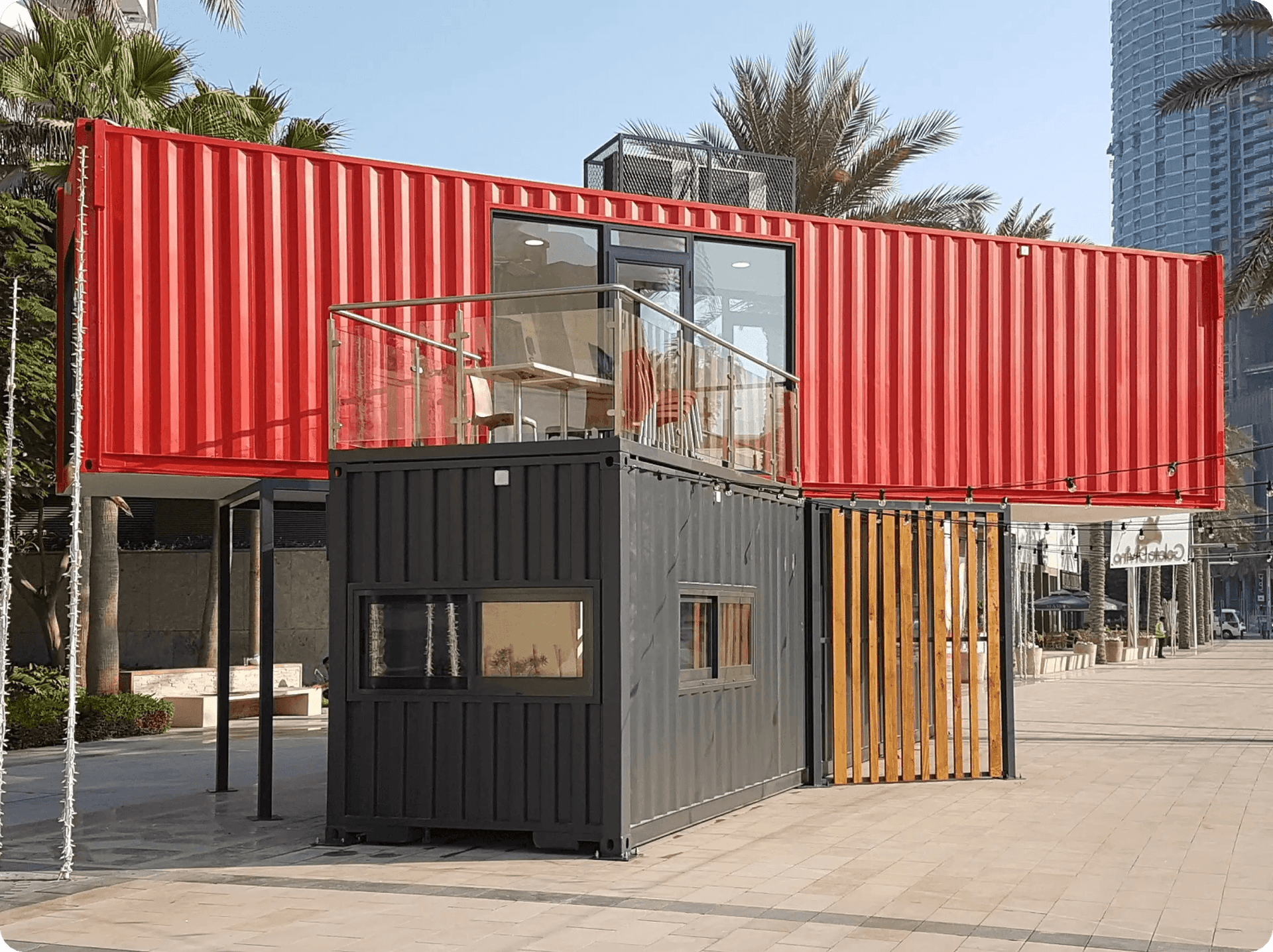 Shipping Container Cafe Design | Prefab Cafe Containers by Smart Box